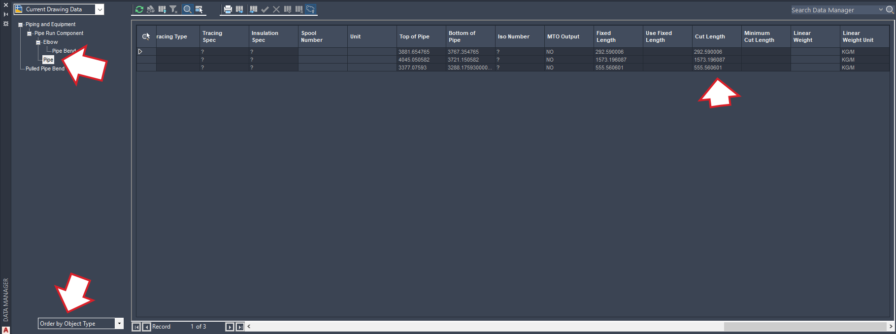 Solved: how to export piping MTO for specified lines in one file ...