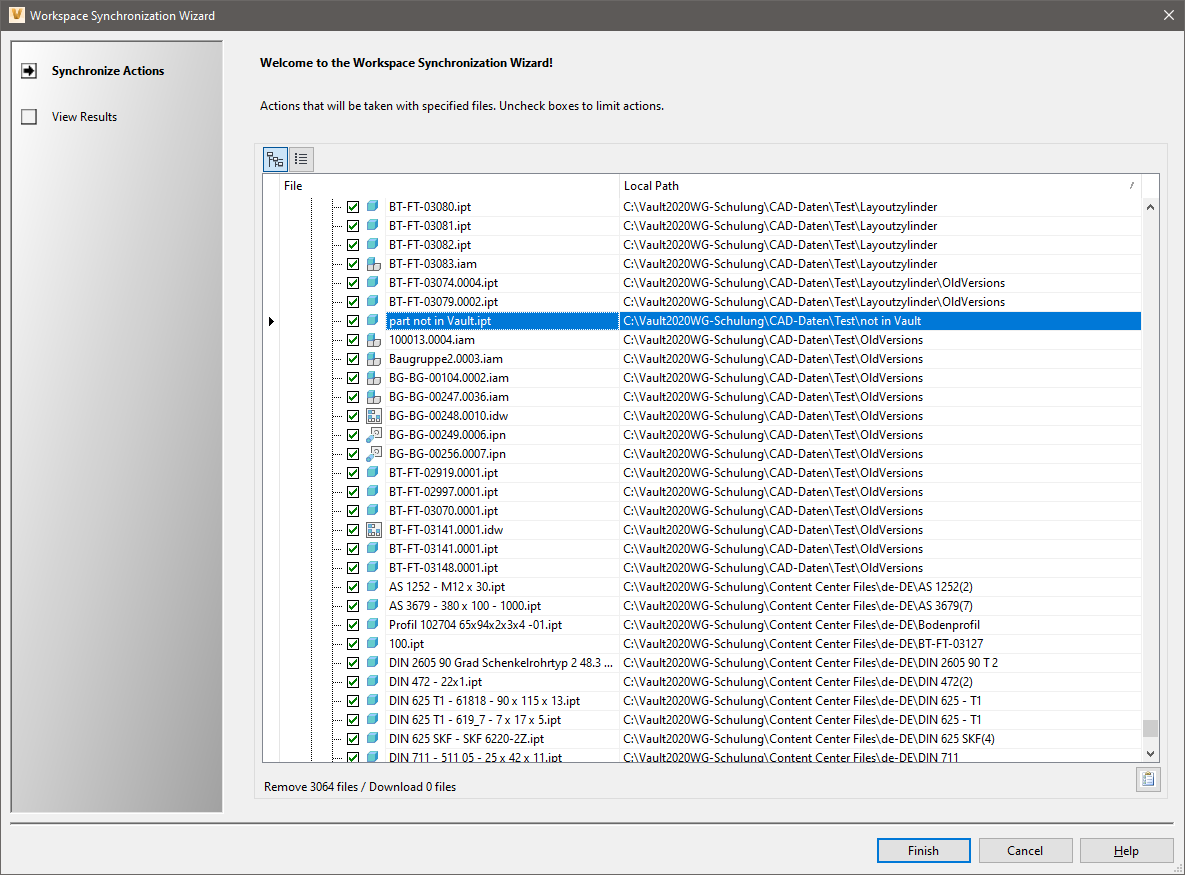 Solved: Is there a way to identify what files from my Inventor Working ...