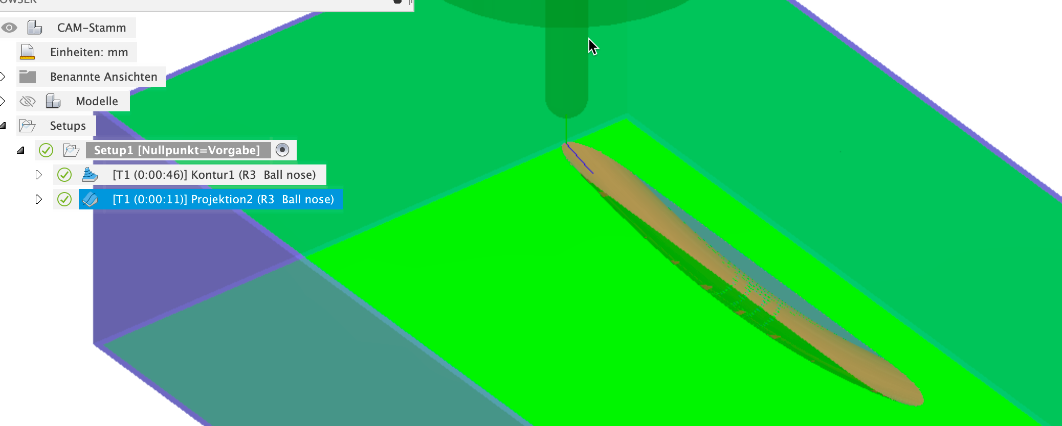 Gelöst: Scheibenfedernut mit Kugelkopffräser fräsen - Autodesk Community