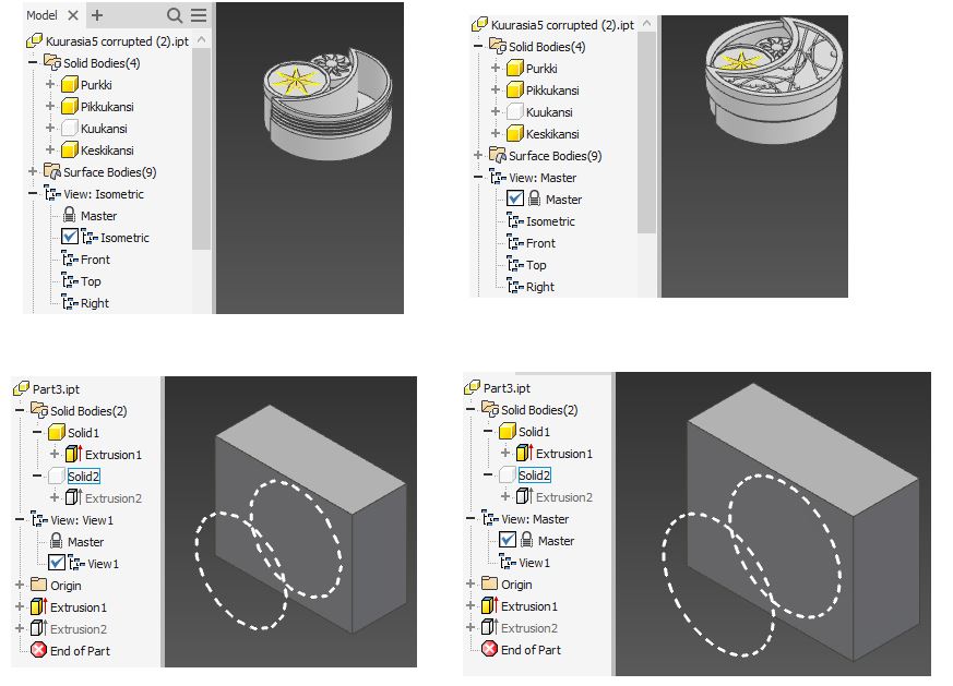 Solved: The mysteriously appearing CoG - Autodesk Community