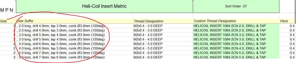 Control hole feature depth with clearance hole table - Autodesk Community