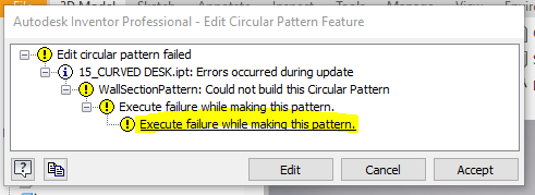 Solved: Circular pattern execute failure - Autodesk Community