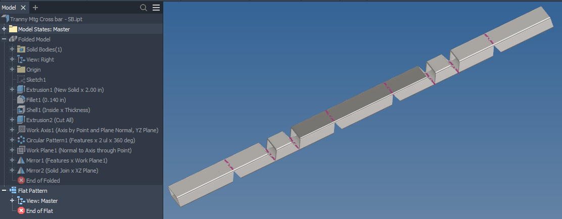Solved: Mitered Rectangle Tube Bend, Flatten? - Autodesk Community