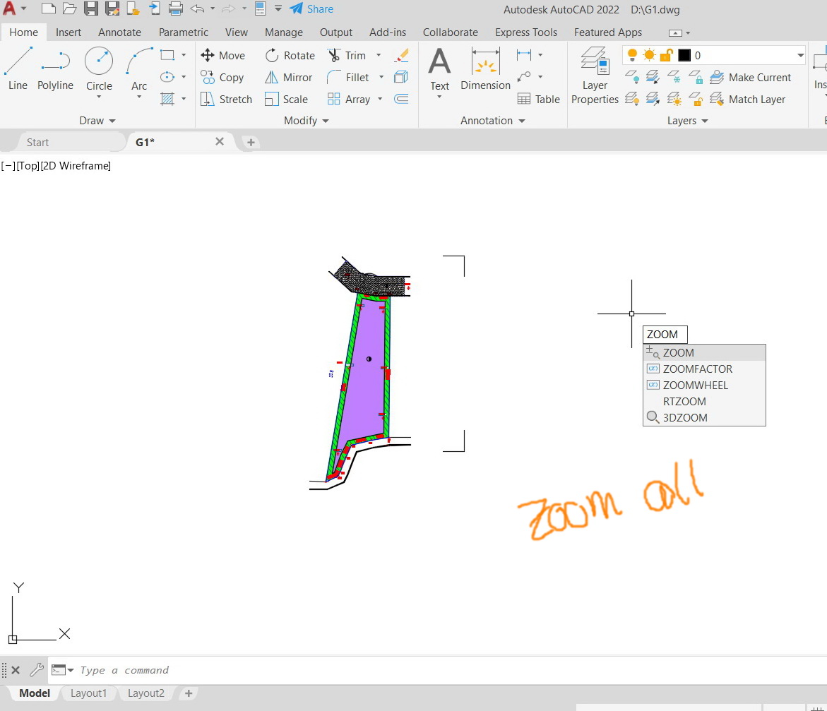 Solved: AutoCAD 2022: “Zoom All” command fails to bring the sole ...