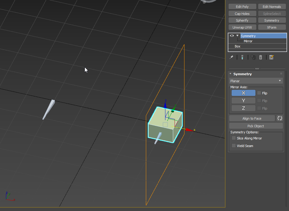 Moving mirror in symmetry modifier - Autodesk Community