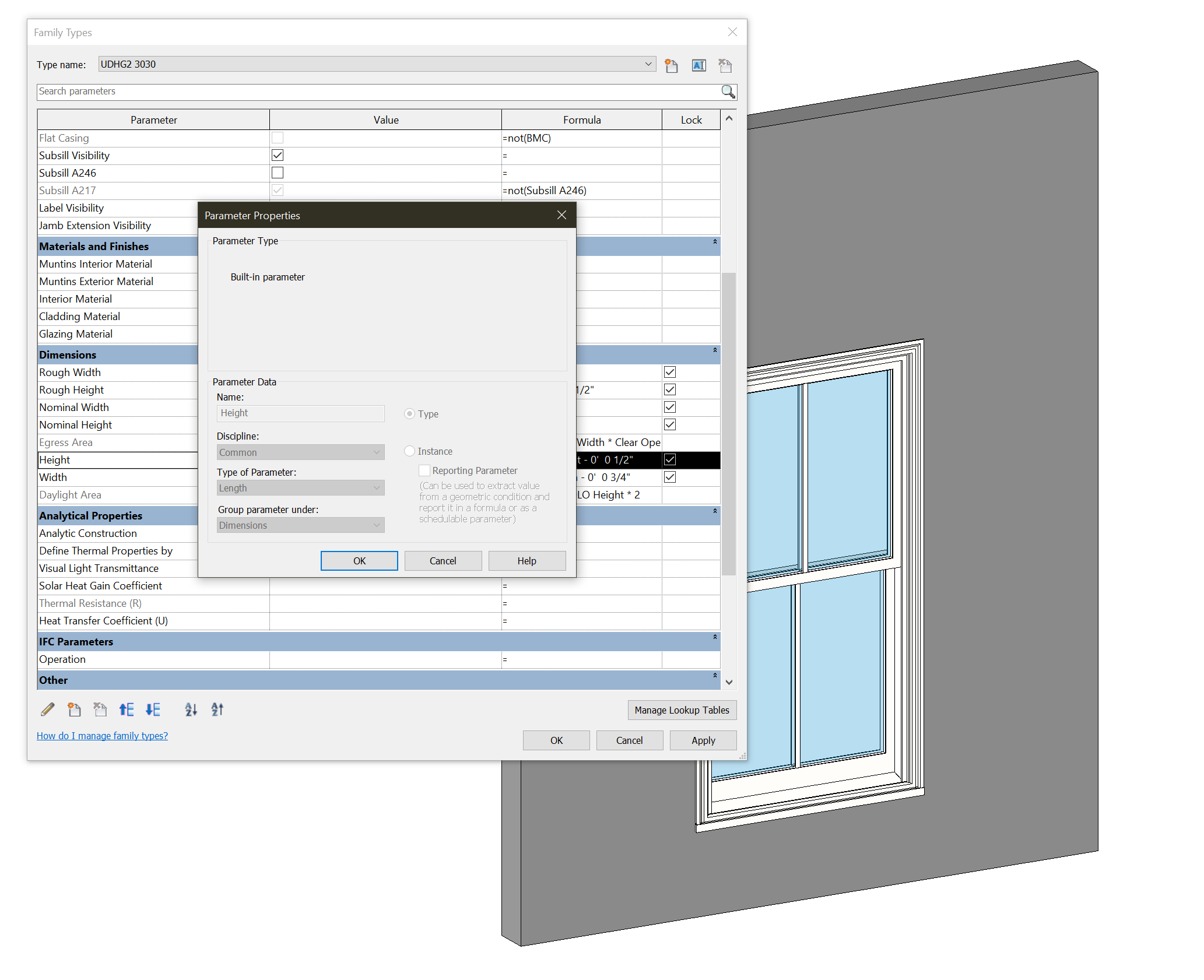 Solved: Changing Parameters in Properties Panel vs. Edit Type Window - Autodesk Community