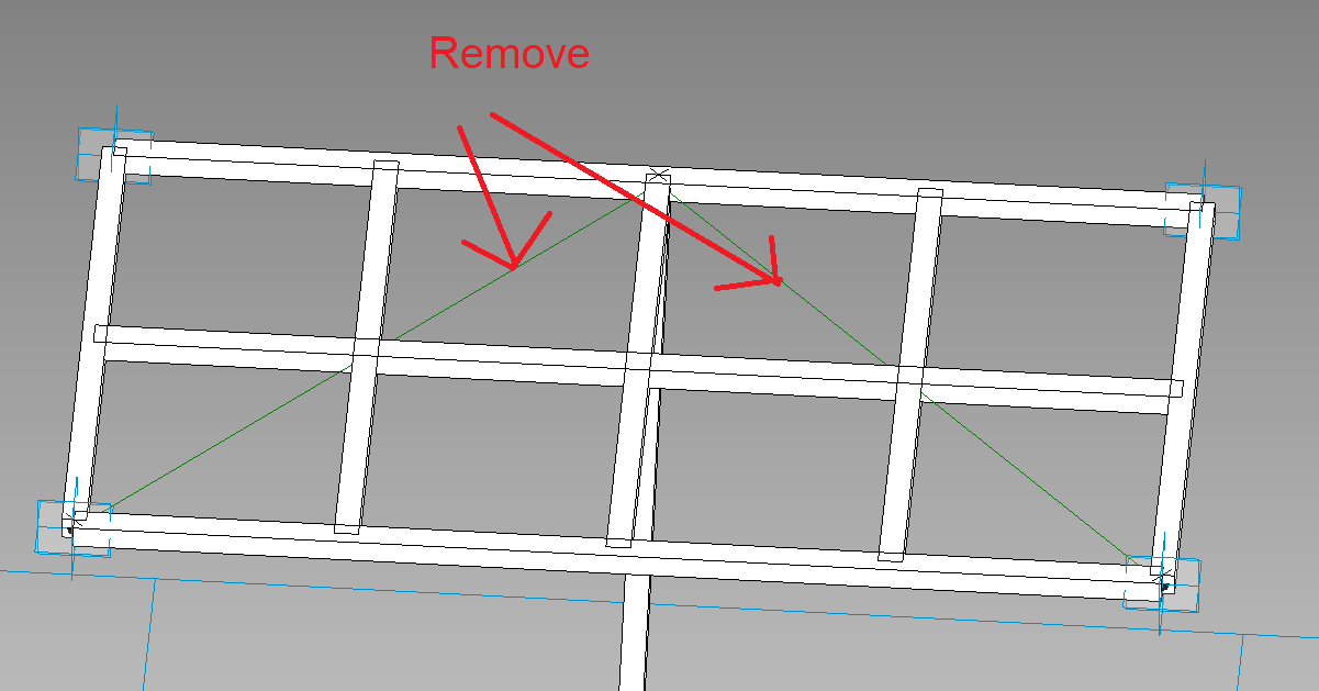 Solved: The material of this structure realized with metric curtain panel pattern based families ...