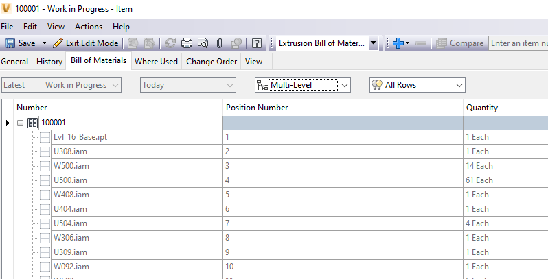 Solved: Assemblies Within Item Master Item - Autodesk Community