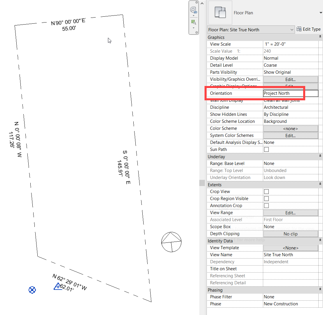 Solved: Property lines moves but does not rotate - Autodesk Community