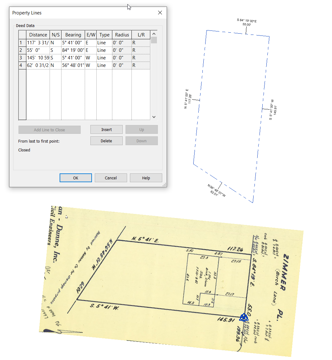 Solved: Property lines moves but does not rotate - Autodesk Community