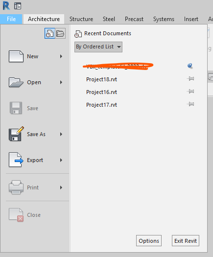 Show Pinned files in Revit Home - Autodesk Community