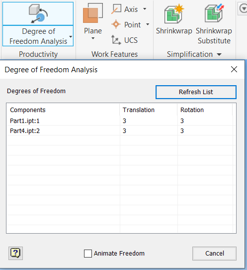 Solved: Finding unconstrained parts. - Autodesk Community